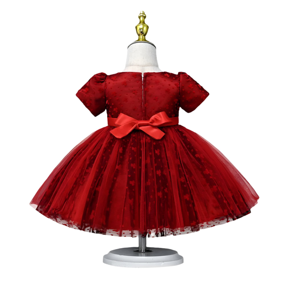 Baby Girls Half Sleeve Party Wear Dress